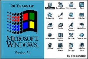 windows 3.1 logo - Cuando era Chamo